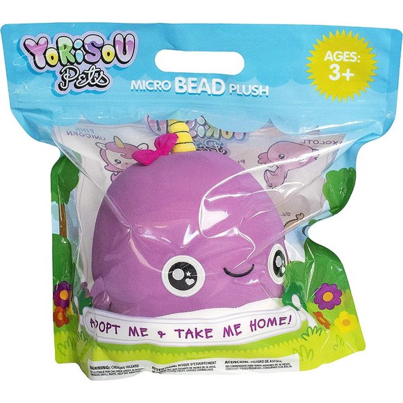 Yorisou Pets | Toys | Purple Narwhal Micro Bead Plush Snow Foam Squishy ...